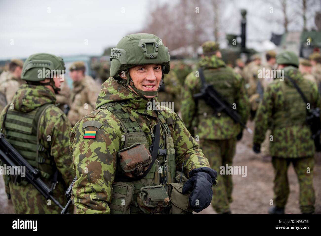 Lithuanian soldiers hi-res stock photography and images - Alamy