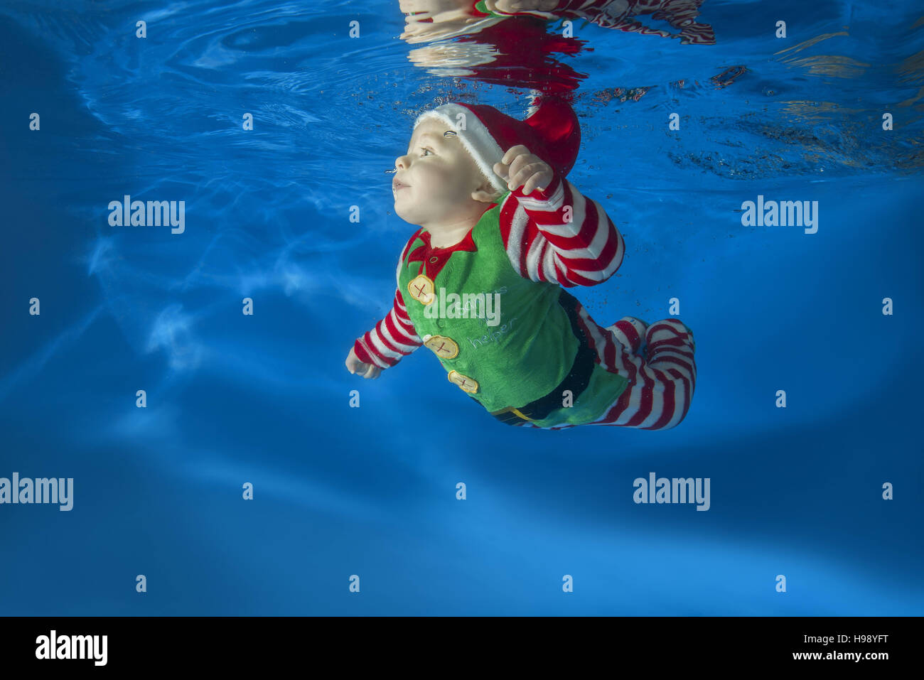 Elf swimming hi-res stock photography and images - Alamy