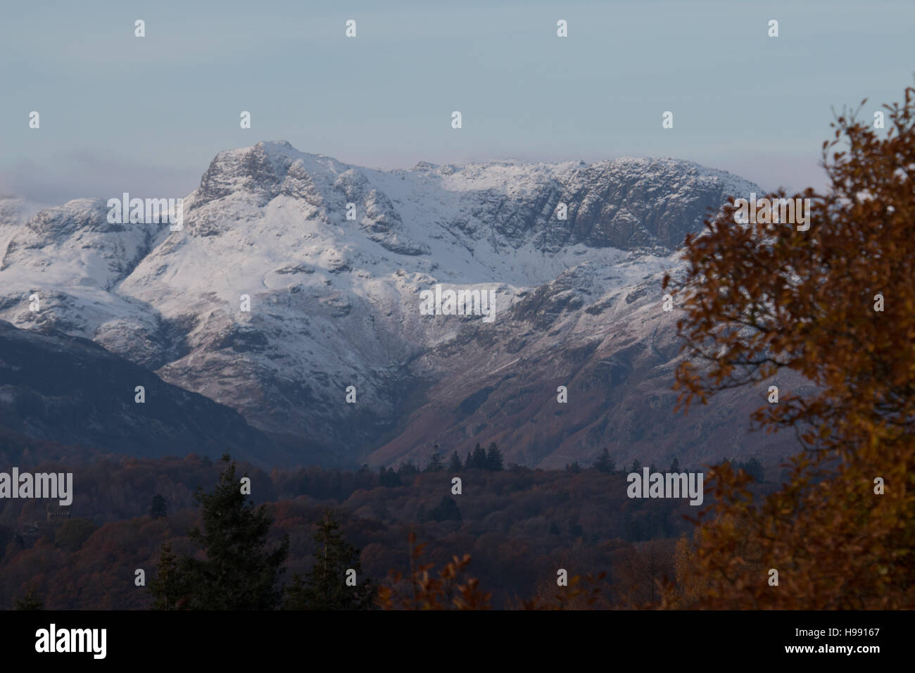 Windermere, Cumbria, United Kingdom. 20th Nov, 2016. The View from ...