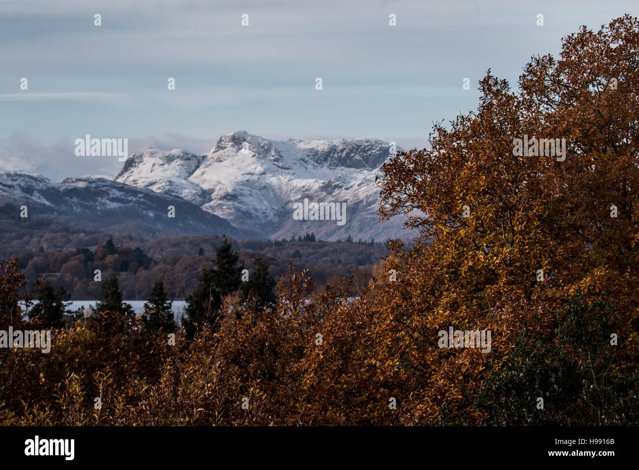 Windermere, Cumbria, United Kingdom. 20th Nov, 2016. The View from ...