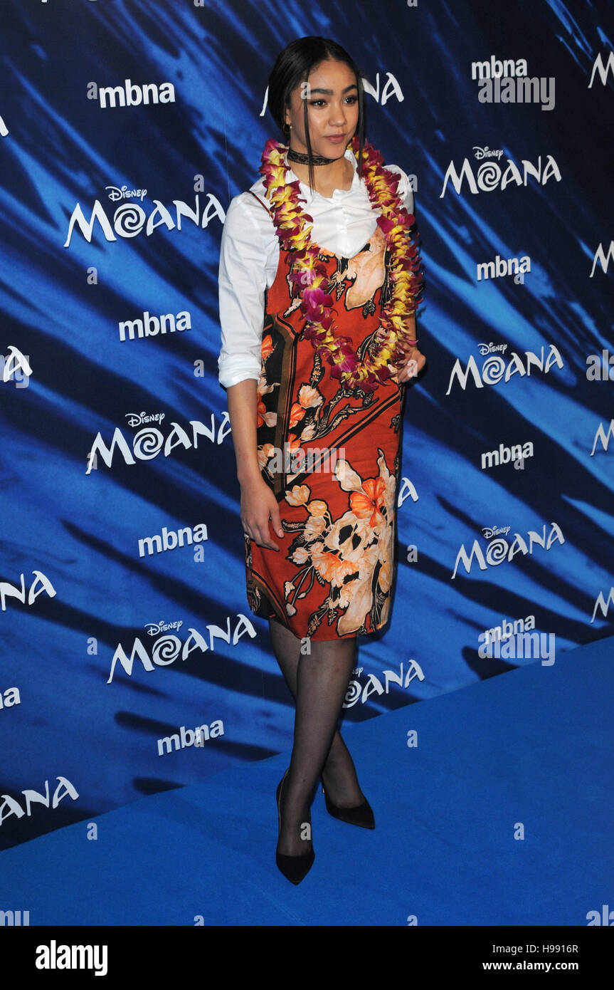 London, UK. 20th Nov, 2016.Jade Alleyne attends gala screening of ...