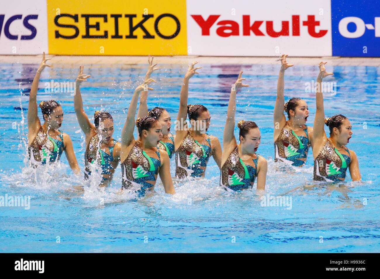 Tokyo, Japan. 19th Nov, 2016. Japan team group (JPN) Synchronized ...