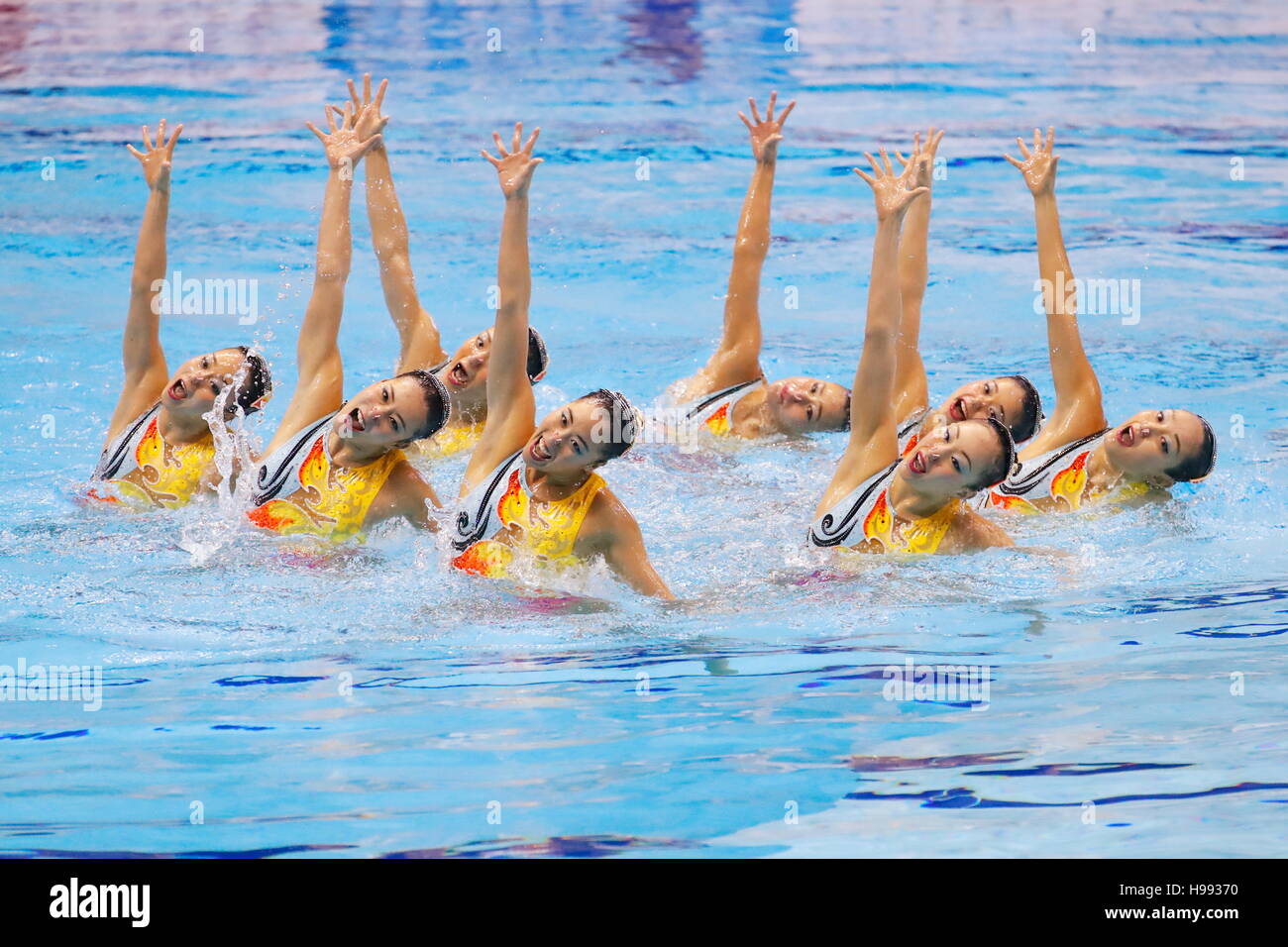 Tokyo, Japan. 19th Nov, 2016. Japan team group (JPN) Synchronized ...