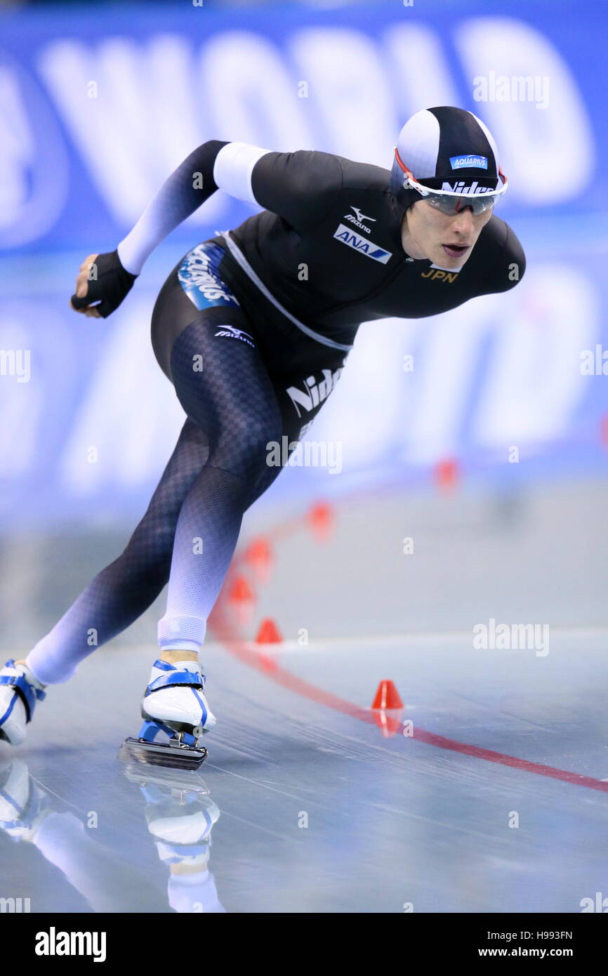Nagano, Japan. 18th Nov, 2016. Shane Williamson (JPN) Speed Skating ...