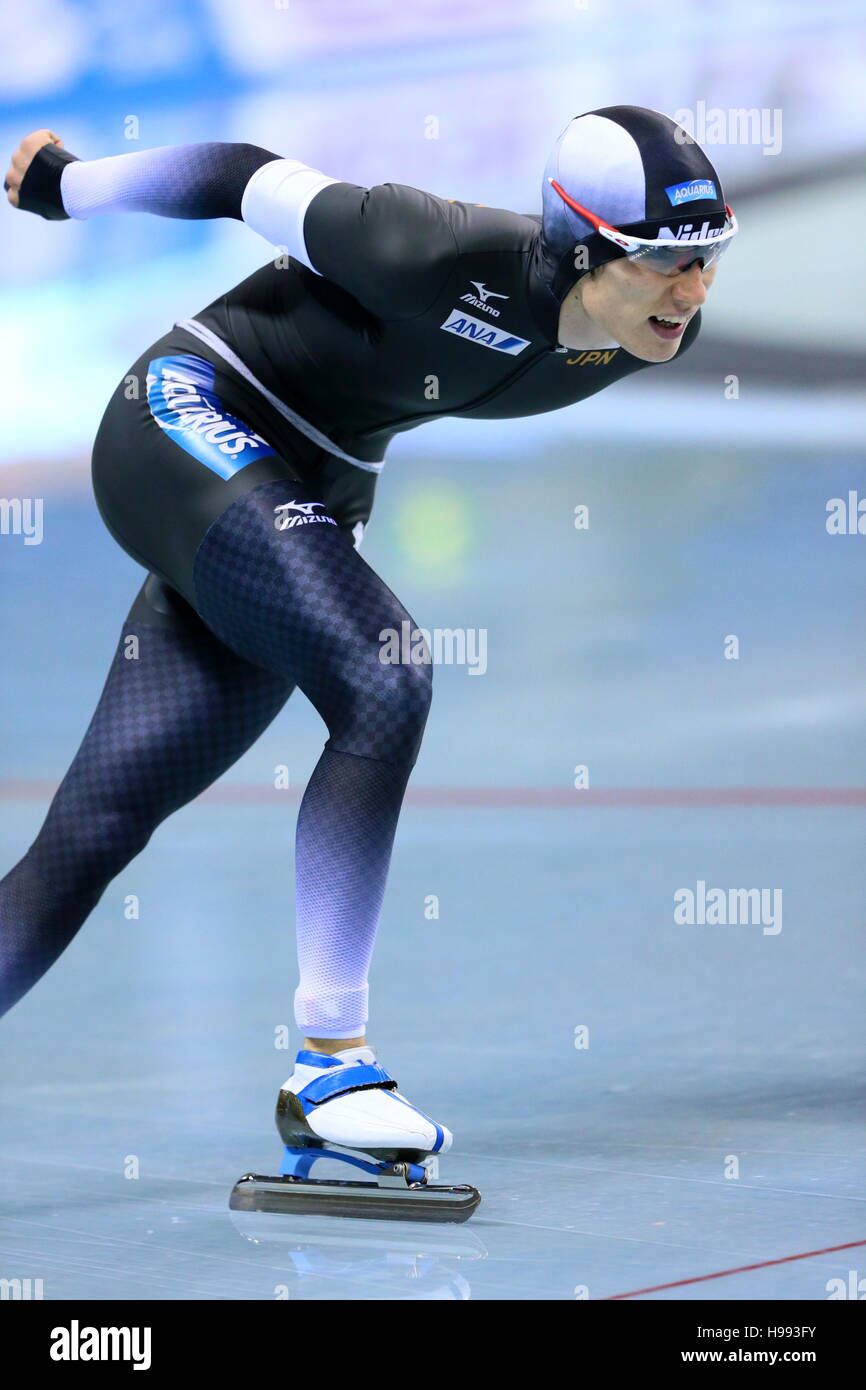 Nagano, Japan. 18th Nov, 2016. Shane Williamson (JPN) Speed Skating ...