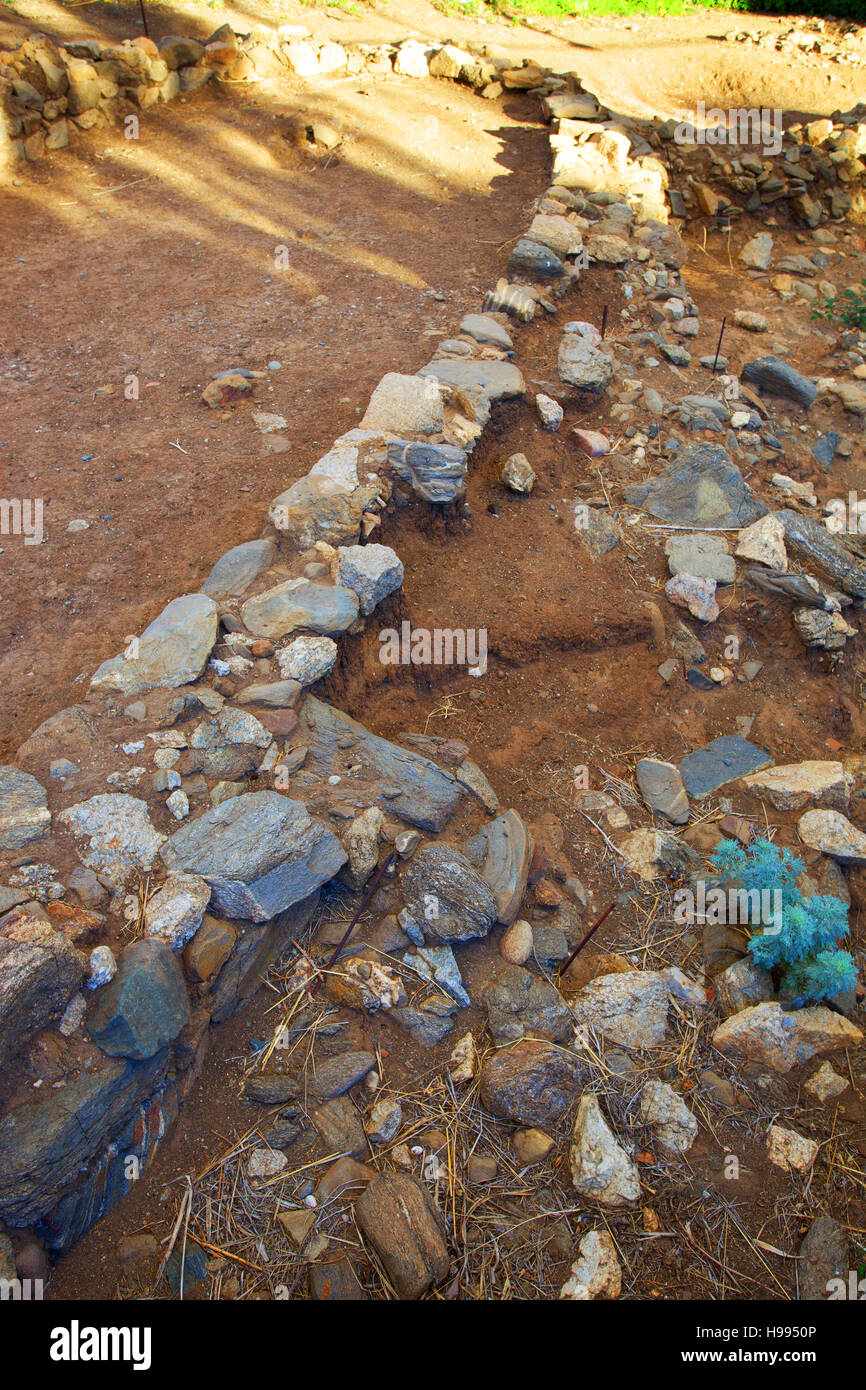 Prehistoric huts of old bronze. Viale dei Cipressi village to Milazzo ...