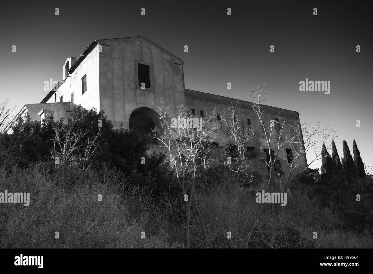 Capuchin monastery, Milazzo, Sicily Stock Photo - Alamy