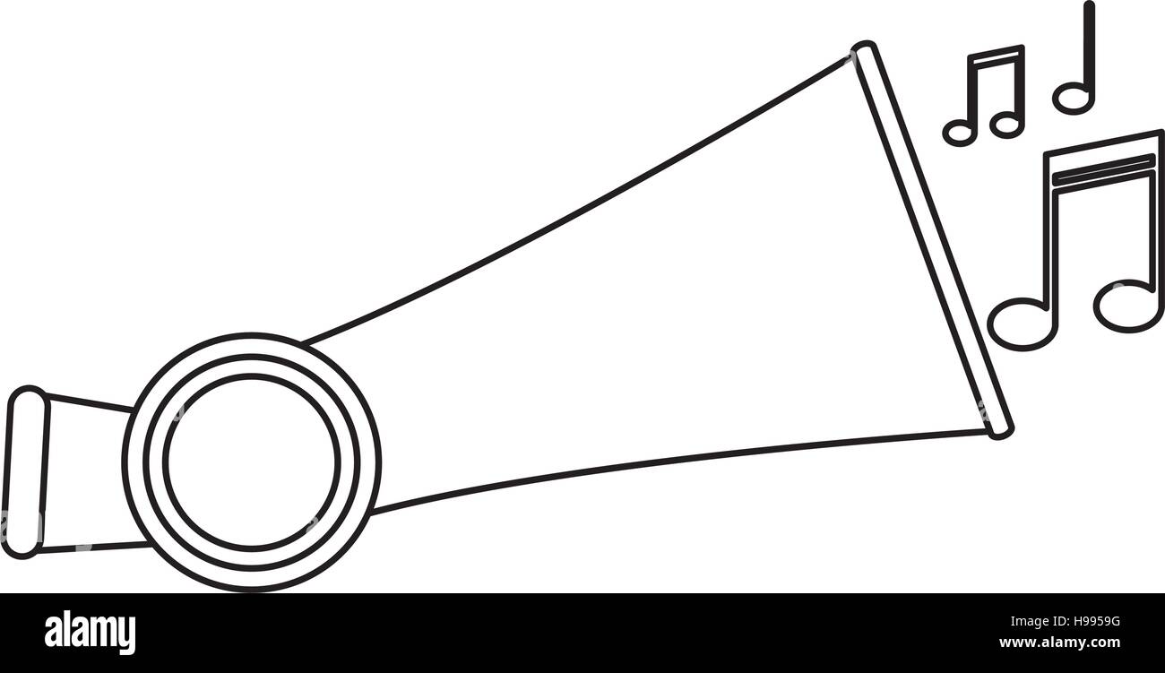 Isolated horn instrument design Stock Vector Image & Art - Alamy