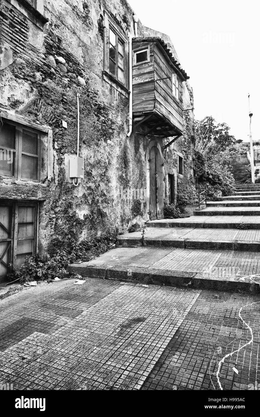 Street of Milazzo city, Sicily Stock Photo - Alamy