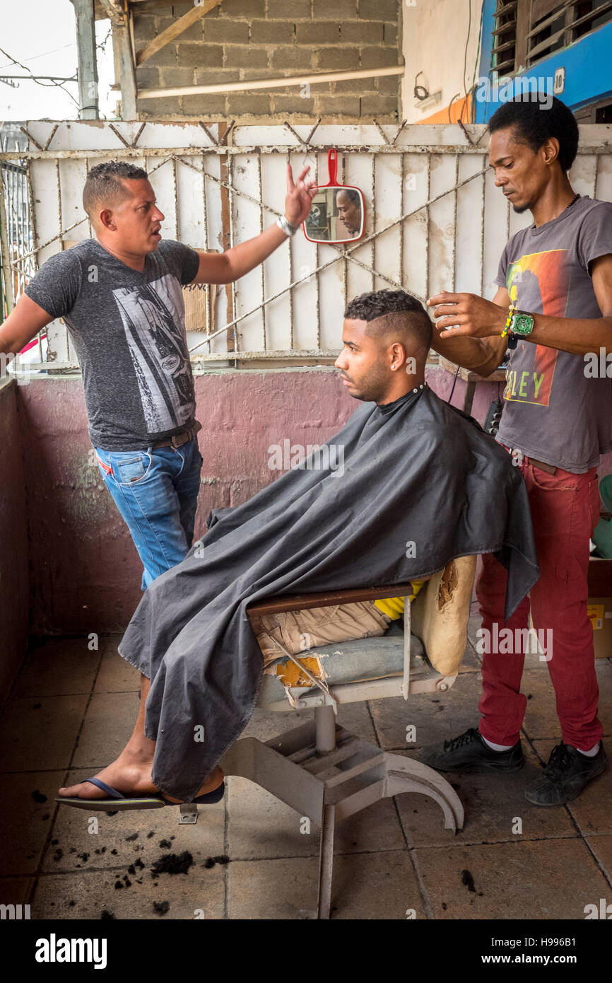 Cuban haircut hi-res stock photography and images - Alamy