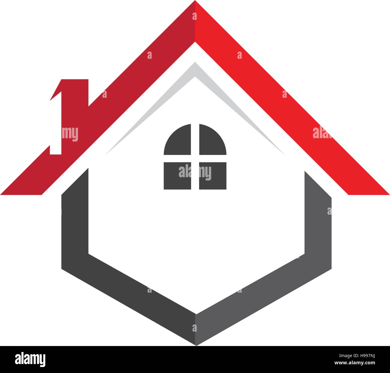 Home and Building Business Property Logo Template Stock Vector Image ...