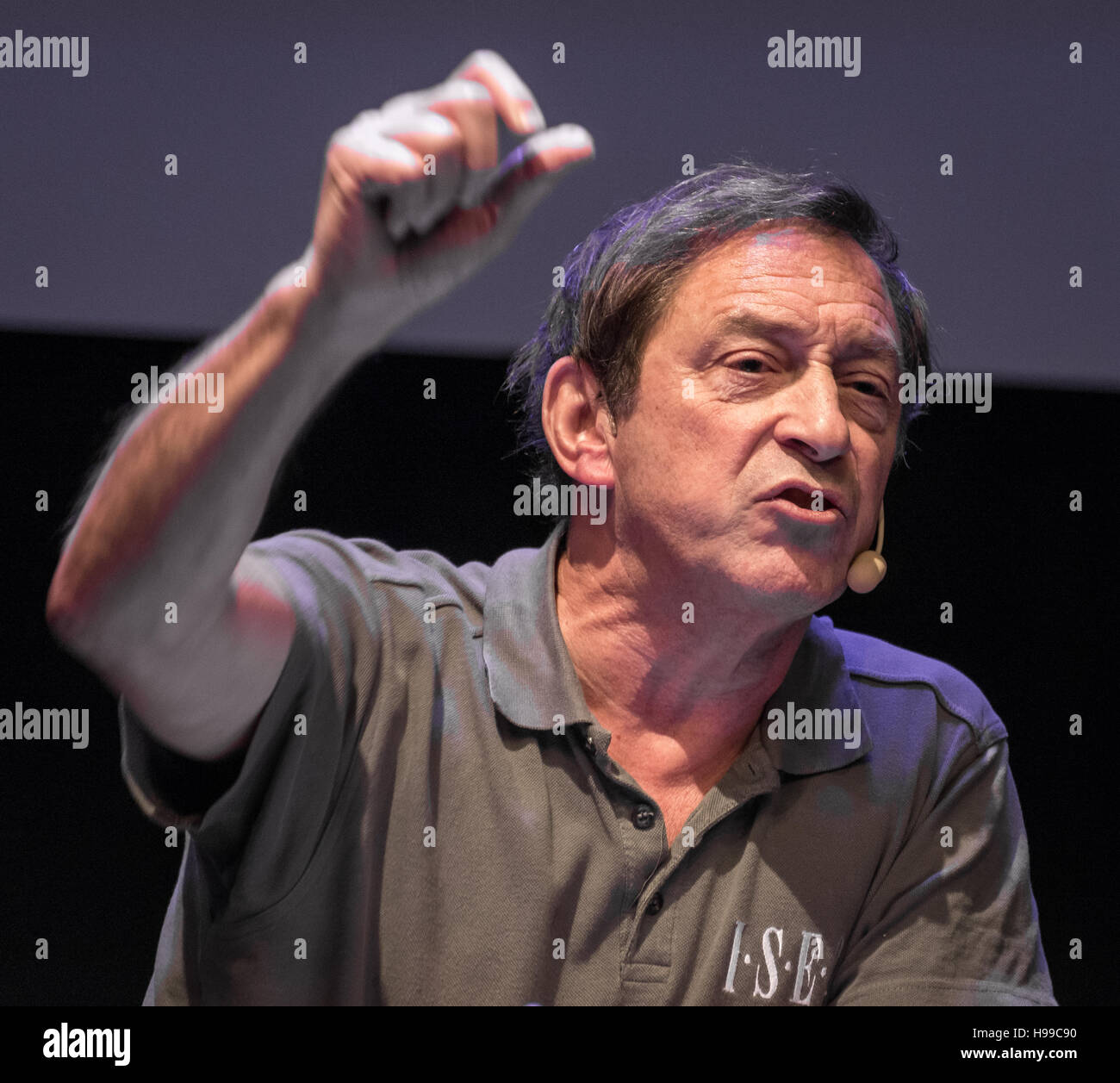 Malmö, Sweden. 19th Nov, 2016. British economy professor Guy Standing ...