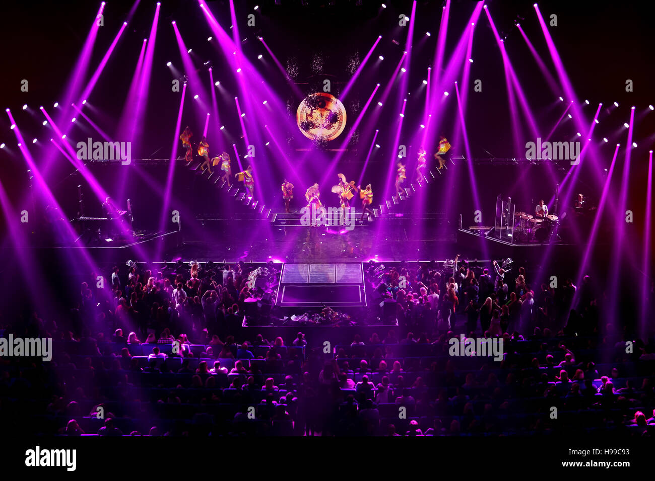 Kiev, Ukraine. 19th Nov, 2016. Ukrainian pop singer Olga Polyakova ...