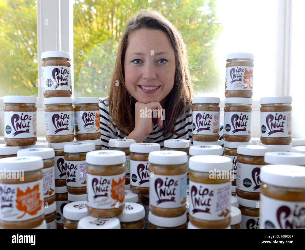 EDITORIAL USE ONLY Pip Murray, founder of health food brand Pip & Nut ...