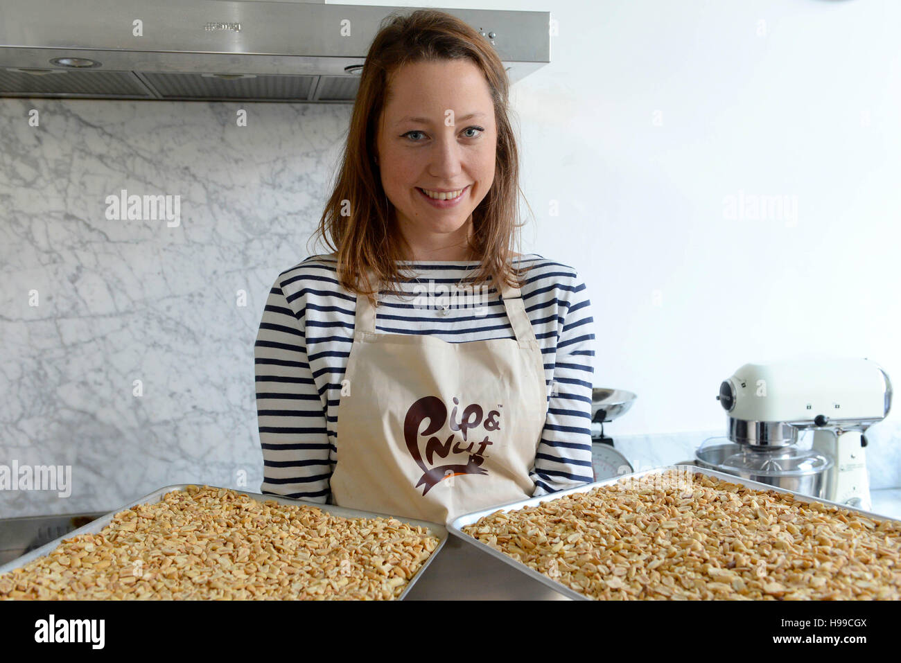 EDITORIAL USE ONLY Pip Murray, founder of health food brand Pip & Nut ...