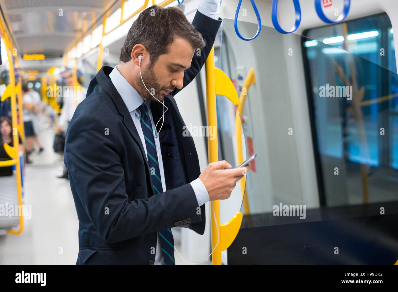Metro commuter subway hi-res stock photography and images - Alamy
