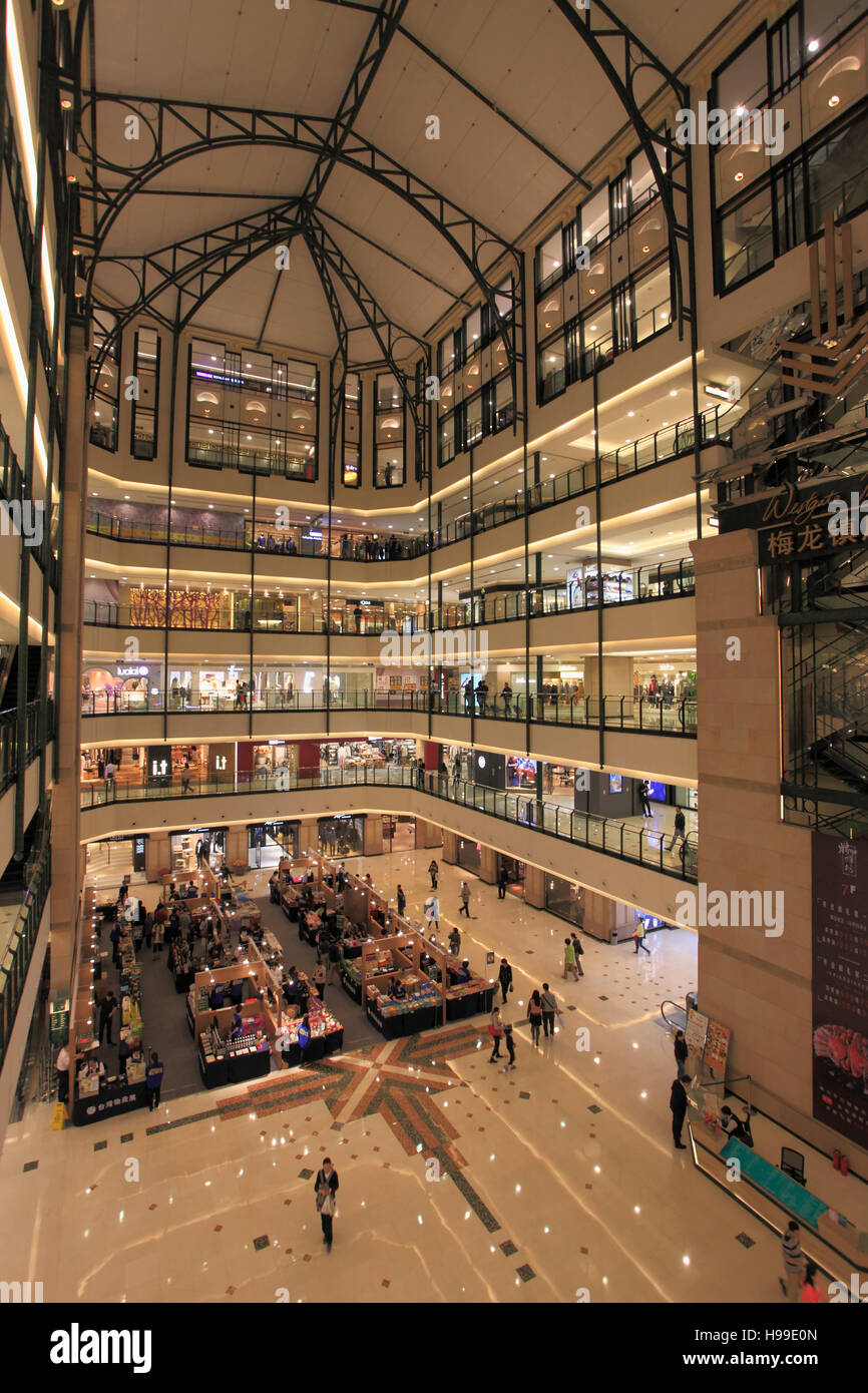 China, Shanghai, Westgate Mall, shopping mall, interior Stock Photo - Alamy