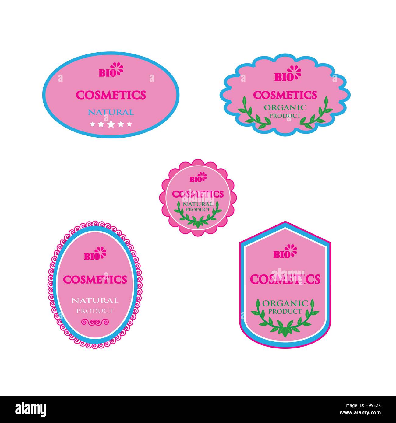 Cosmetics care Stock Vector Images - Alamy