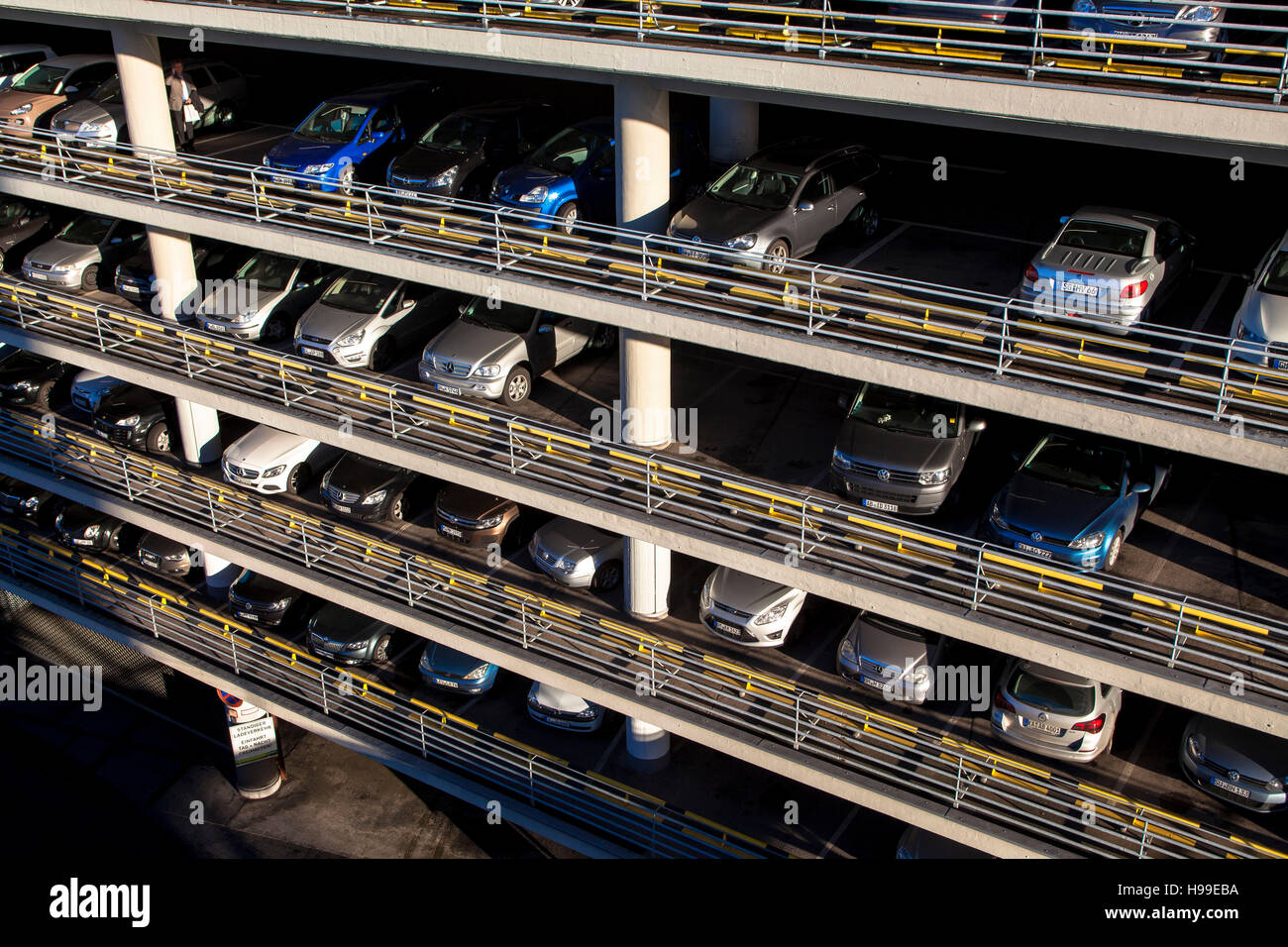 Europe, Germany, Cologne, multi-storey car park of the Kaufhof ...