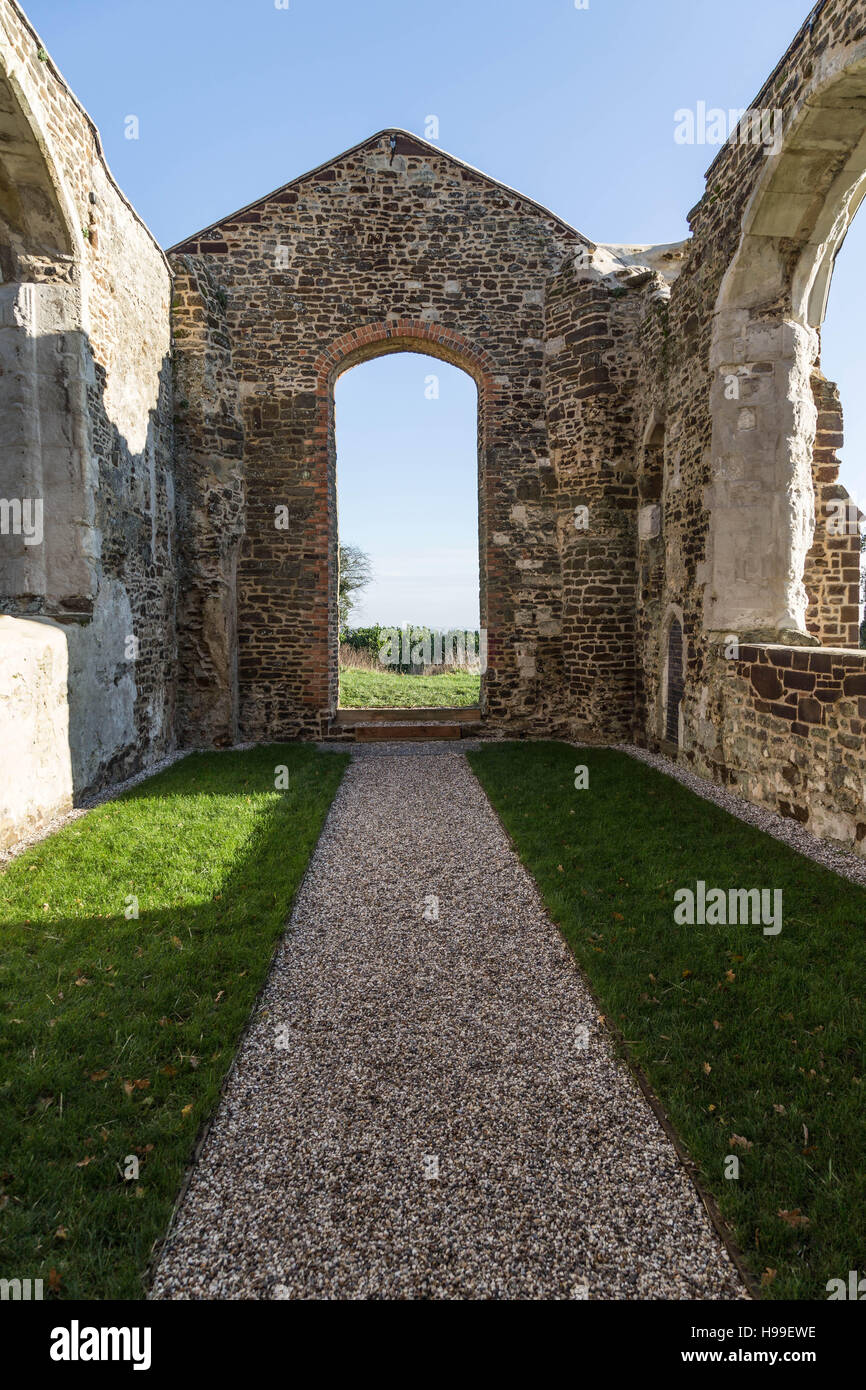 A picture of St Mary's Old Church in Clophill Stock Photo - Alamy