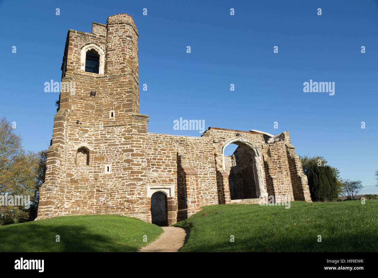 A picture of St Mary's Old Church in Clophill Stock Photo - Alamy