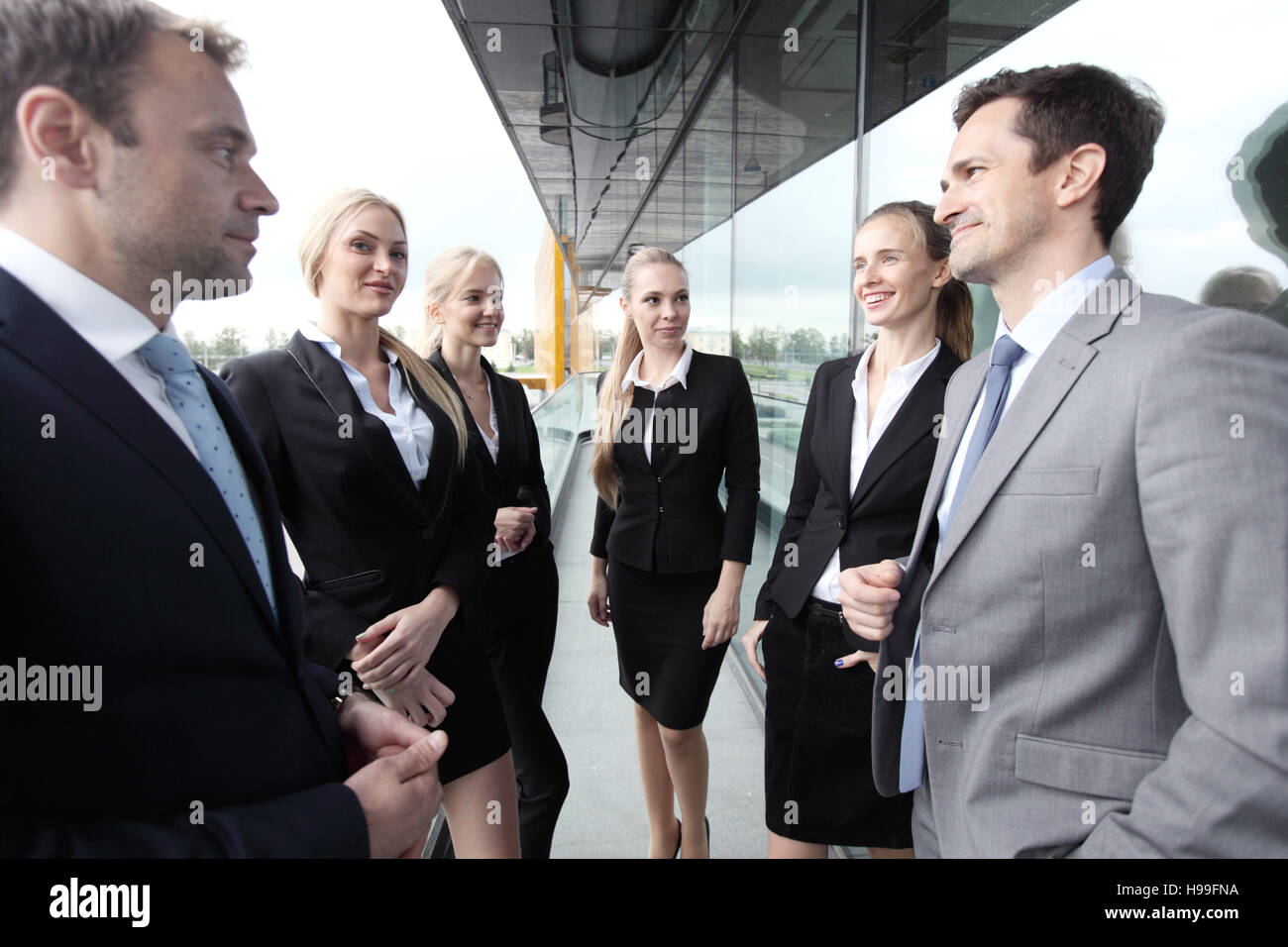 Team balcony hi-res stock photography and images - Alamy