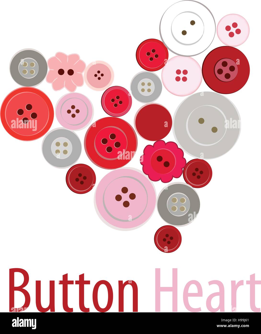 Vectors illustration of Button Heart Stock Vector Image & Art - Alamy