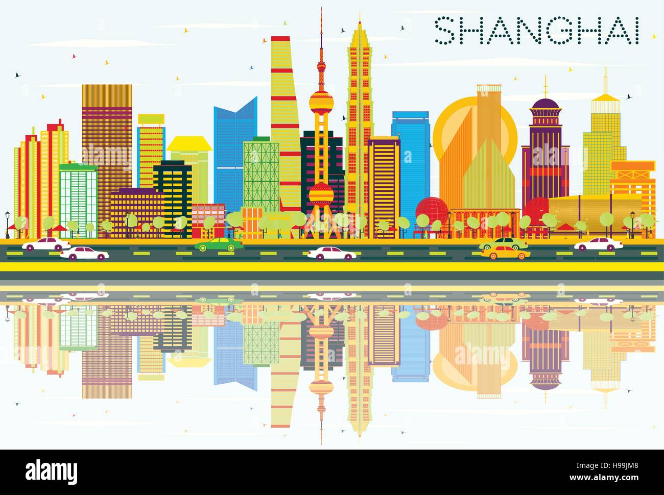 Shanghai tower structure graphic hi-res stock photography and images ...