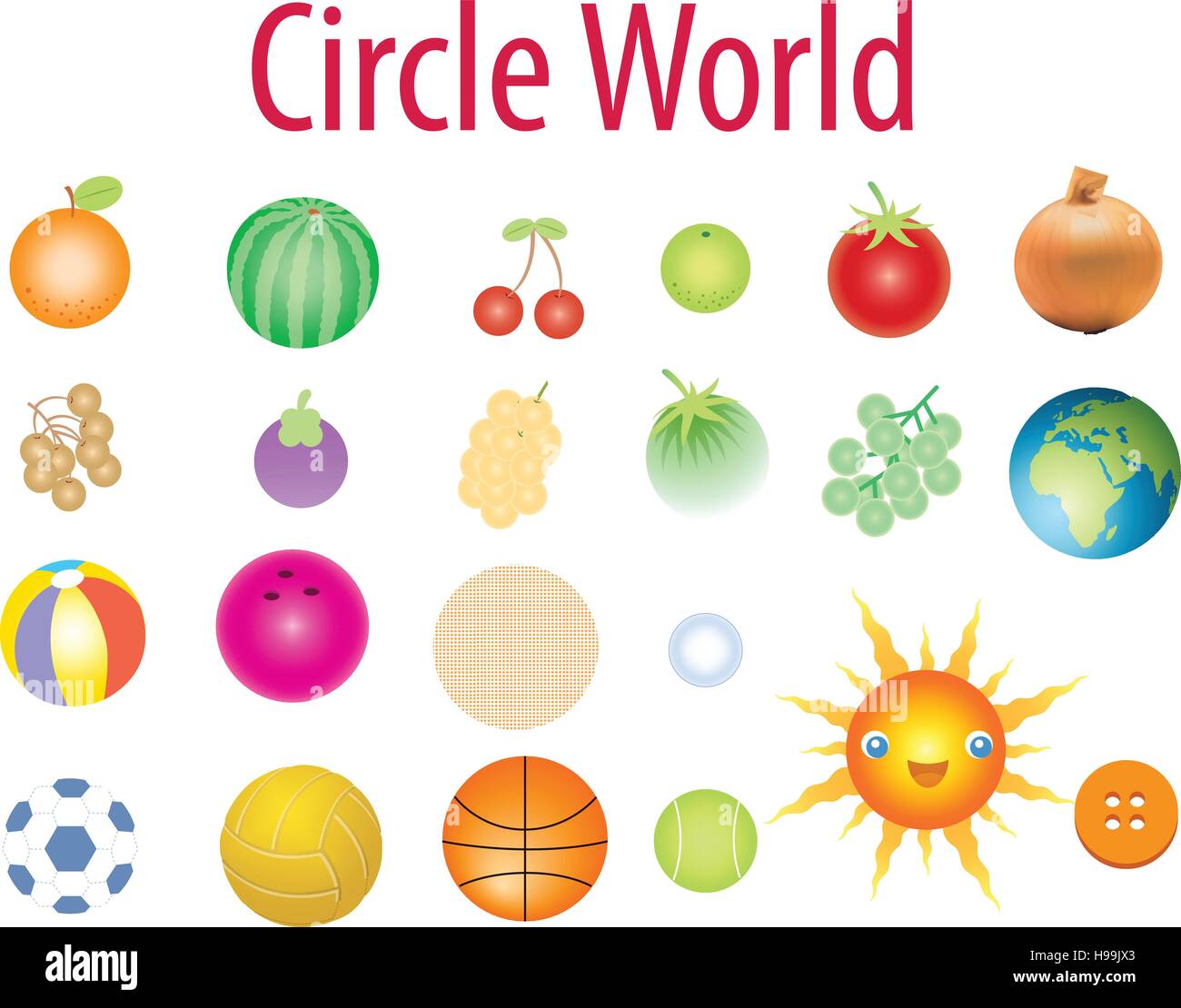 Circle design vector Stock Vector Images - Alamy