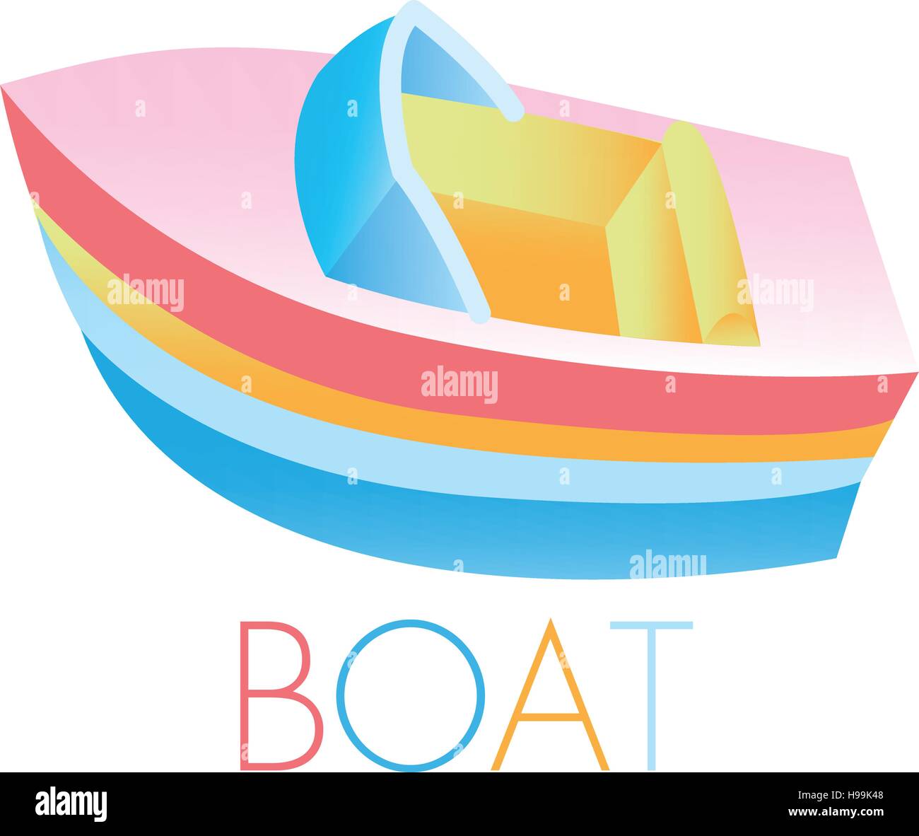 Vector illustration of boat Stock Vector Image & Art - Alamy