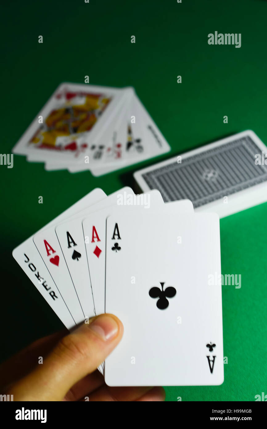 ace, poker, card, game Stock Photo - Alamy