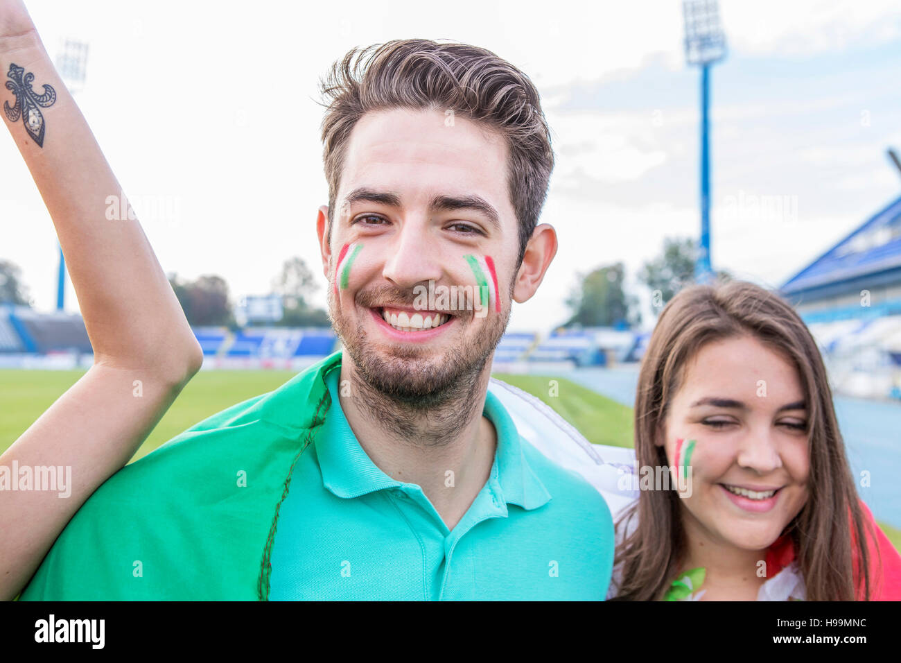 Smile face paint hi-res stock photography and images - Alamy