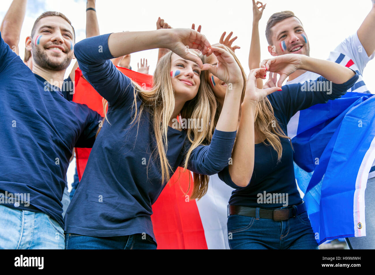 Crowd hands heart hi-res stock photography and images - Alamy