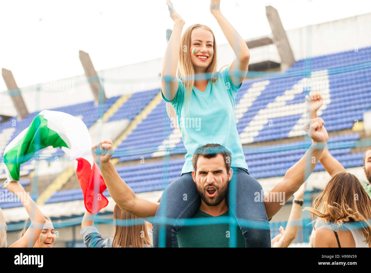 Italian soccer fans hi-res stock photography and images - Alamy