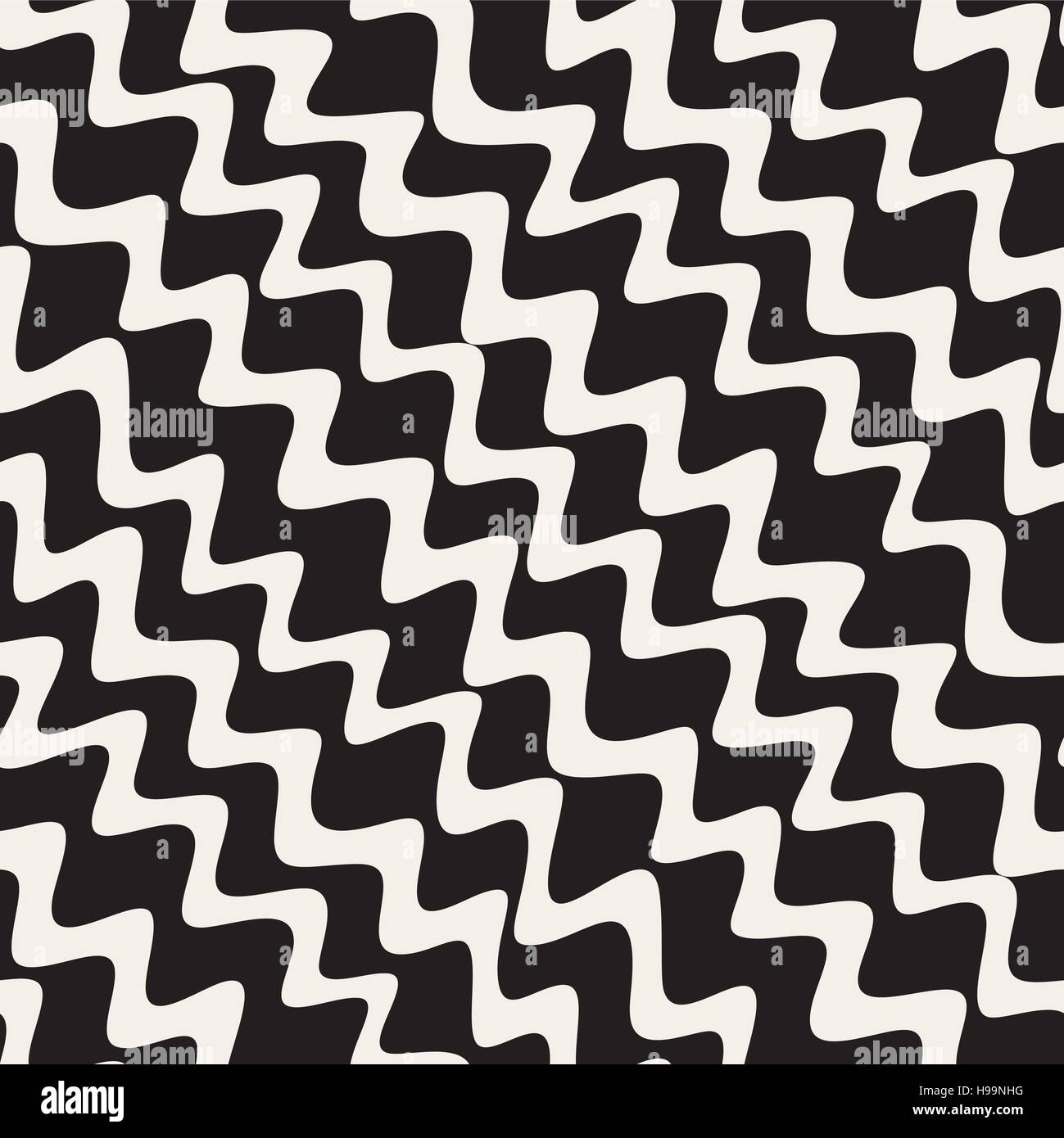 Wavy doodle irregular line Stock Vector Images - Alamy