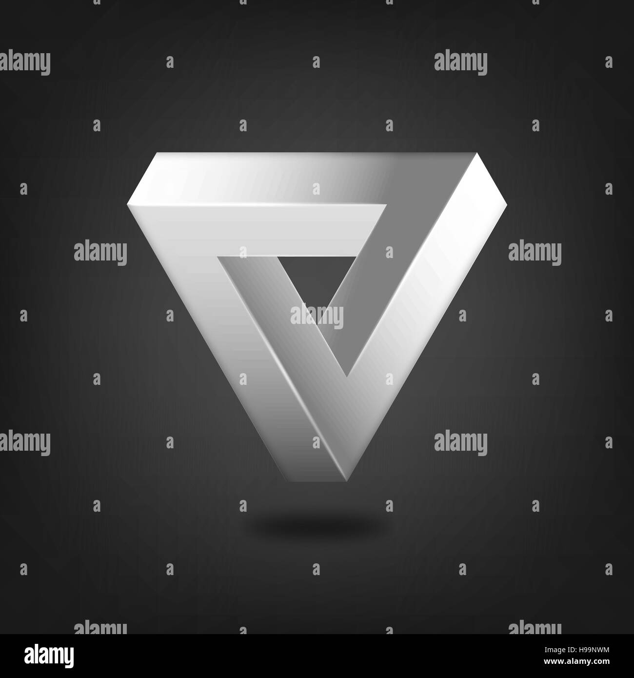 Penrose triangle hi-res stock photography and images - Alamy