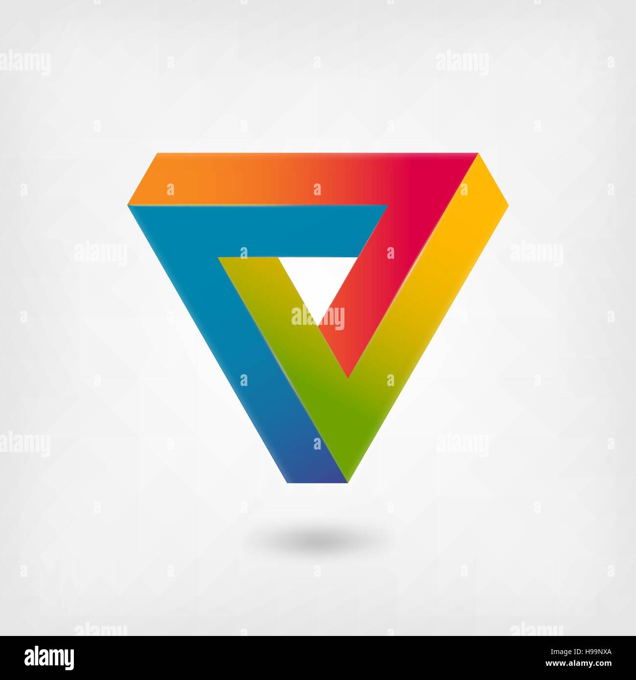 Penrose triangle hi-res stock photography and images - Alamy