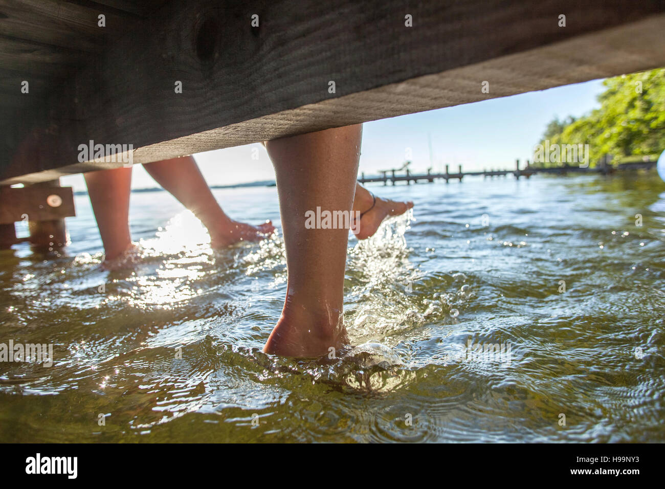Pier feet hi-res stock photography and images - Alamy