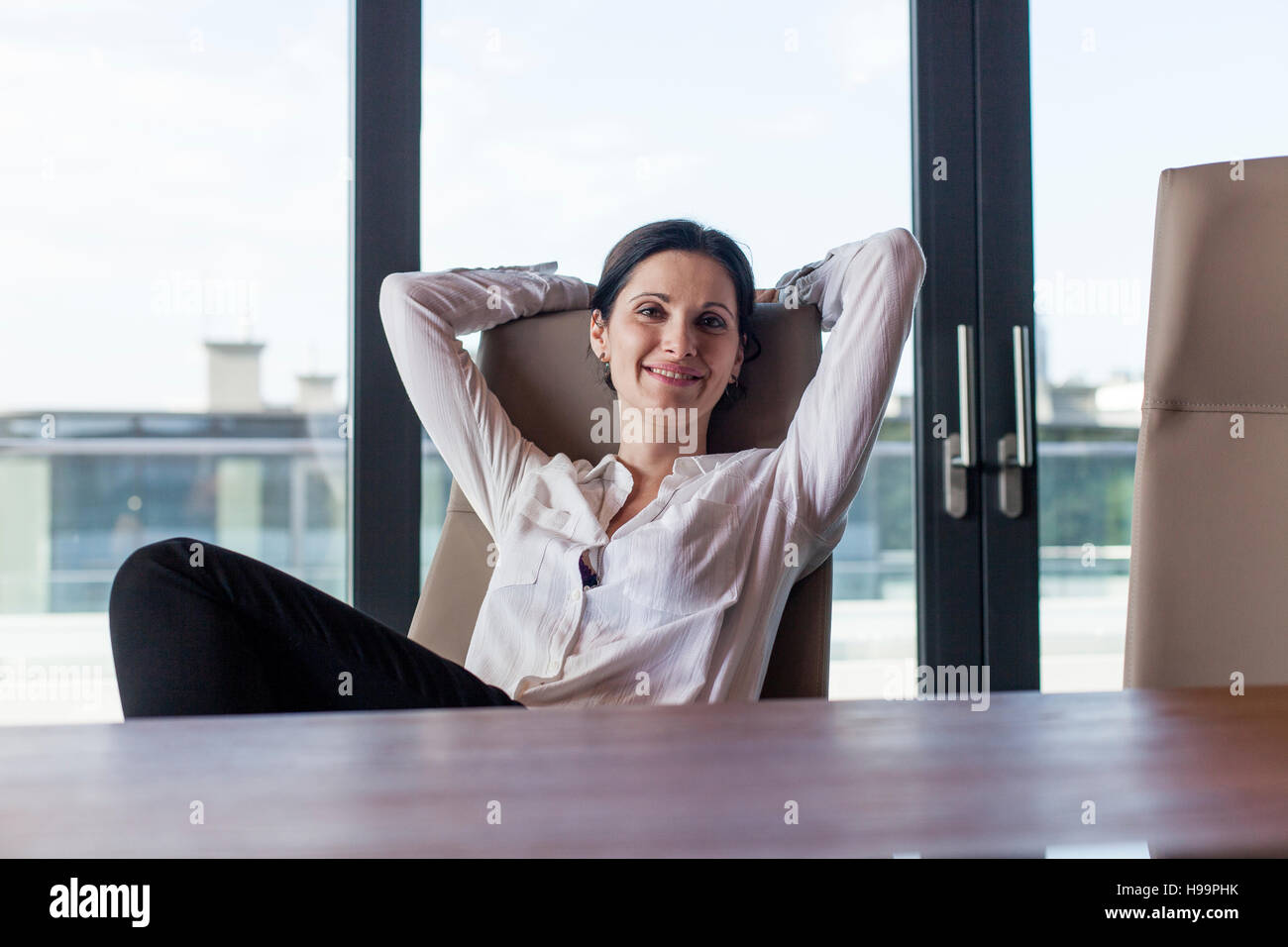 Businesswoman hands behind back hi-res stock photography and images - Alamy