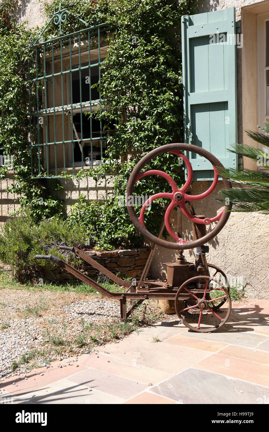 old french farm water pump Stock Photo - Alamy