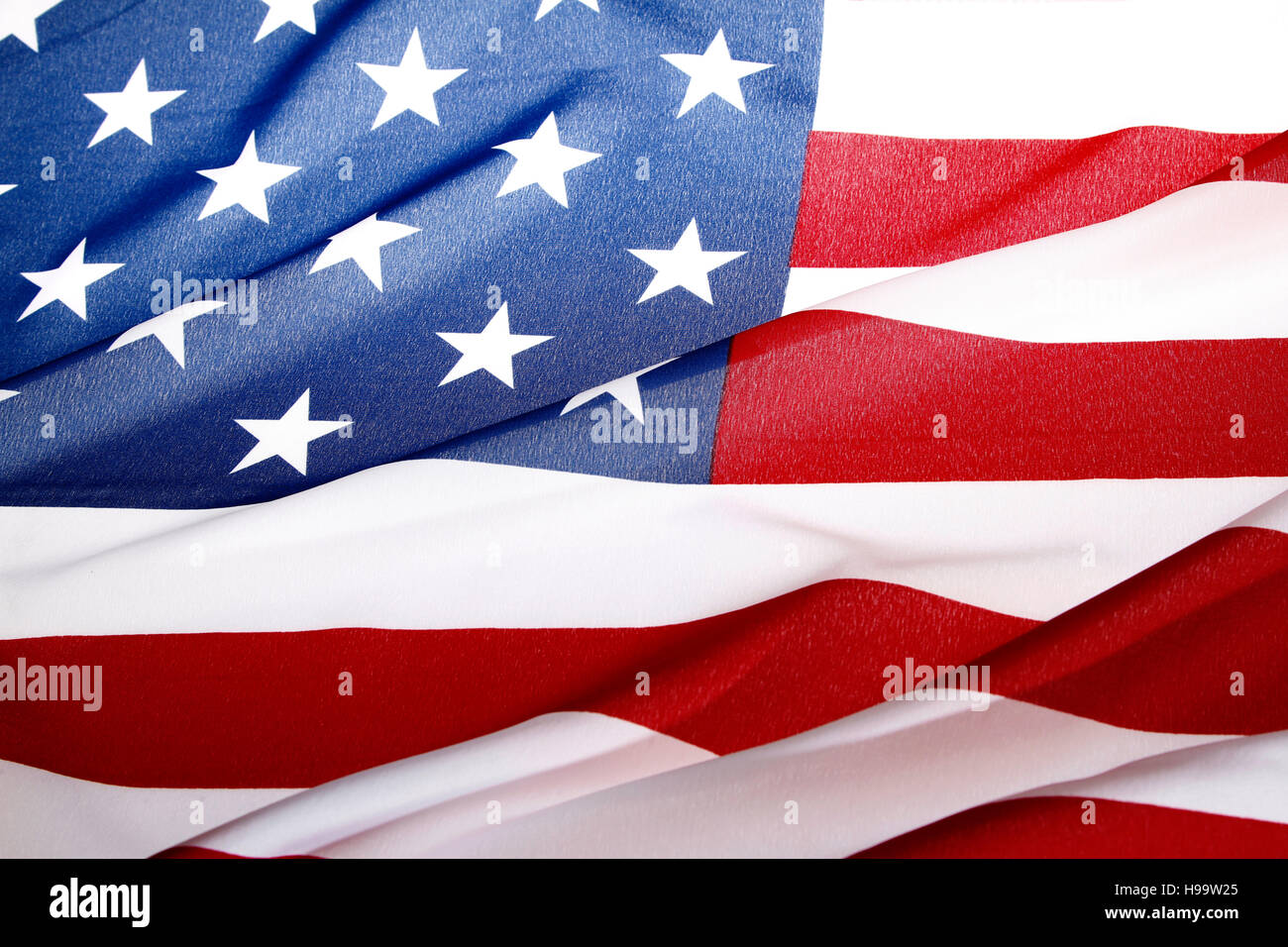 Closeup of rippled American flag Stock Photo - Alamy