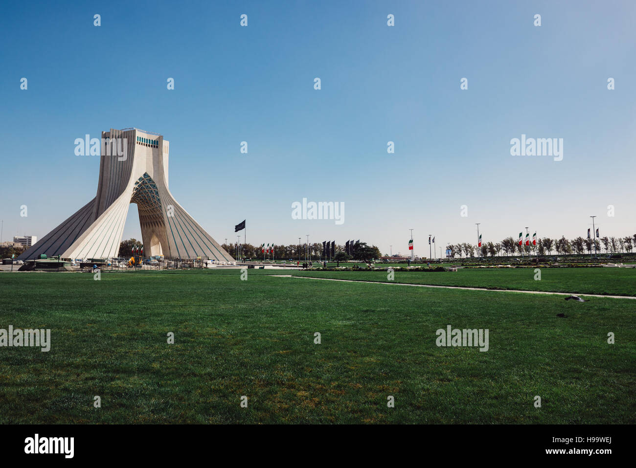 Azadi Tower, formerly known as the Shahyad Tower, located at Azadi ...