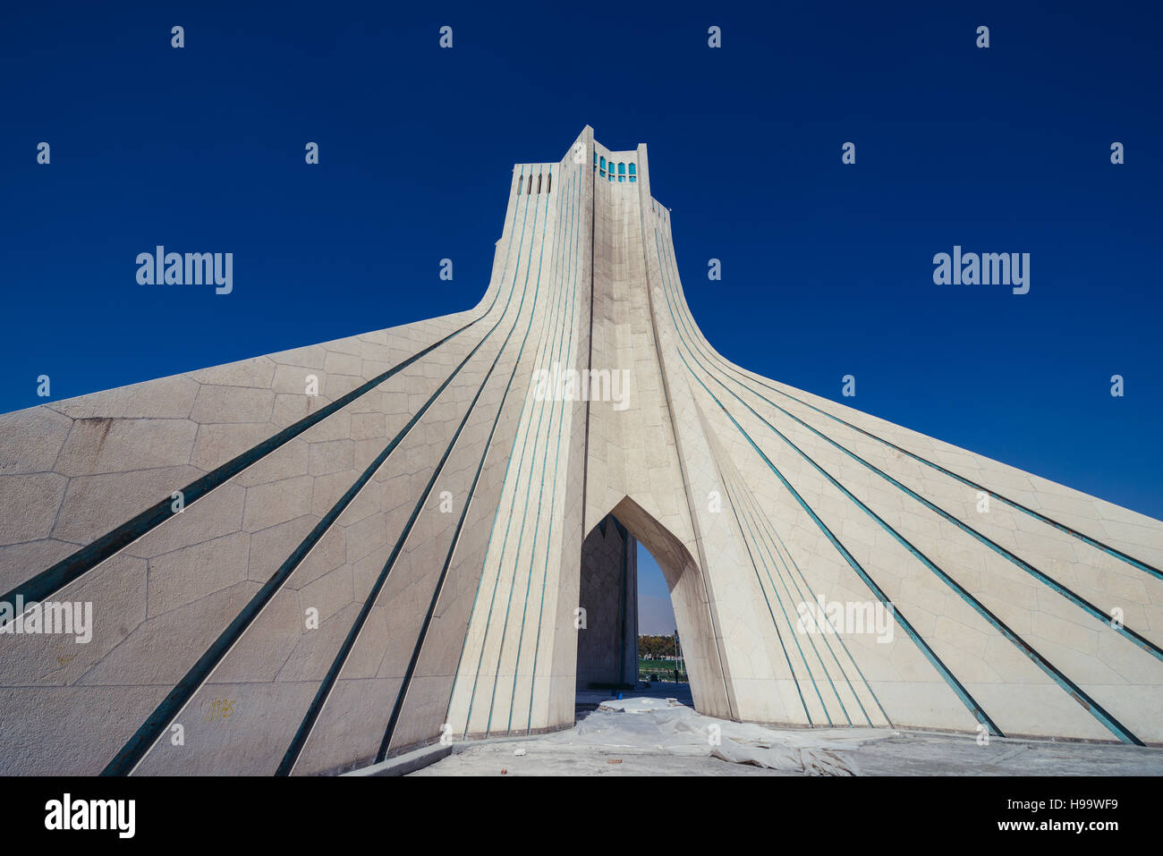 Azadi Tower, formerly known as the Shahyad Tower, located at Azadi ...