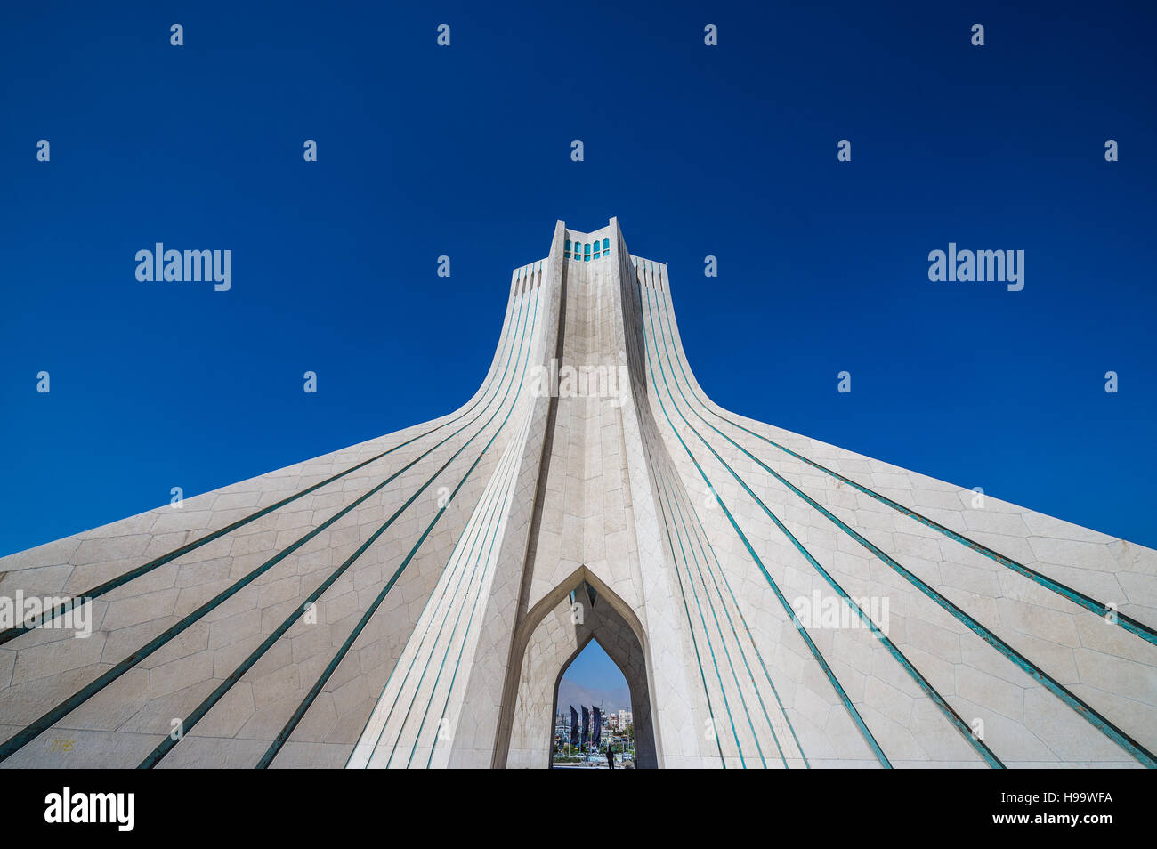 Azadi Tower, formerly known as the Shahyad Tower, located at Azadi ...