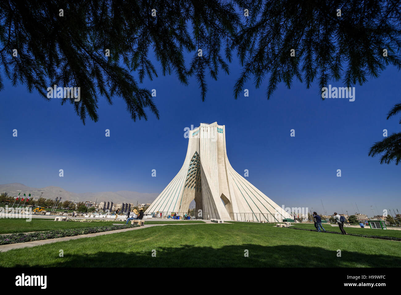 Azadi Tower, formerly known as the Shahyad Tower, located at Azadi ...