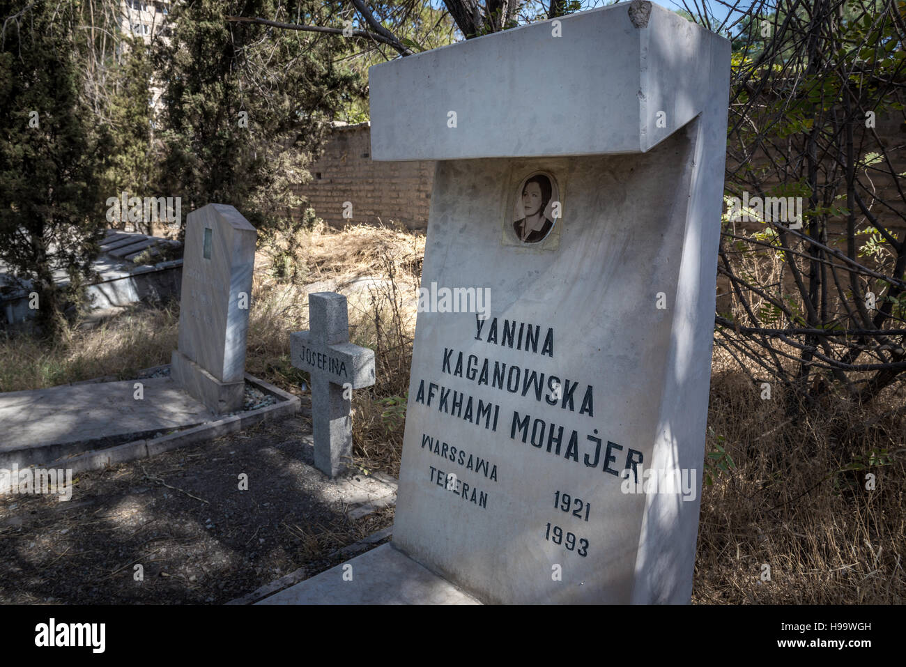 Polish part of Doulab Cemetery in Tehran city - main and largest place ...