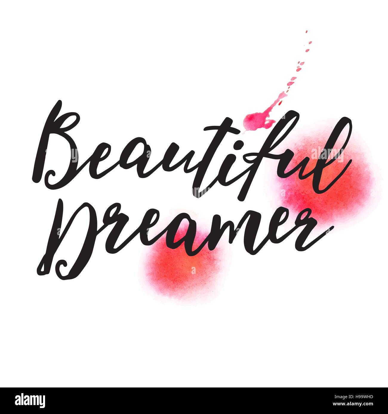 Beautiful dreamer Stock Vector Images - Alamy