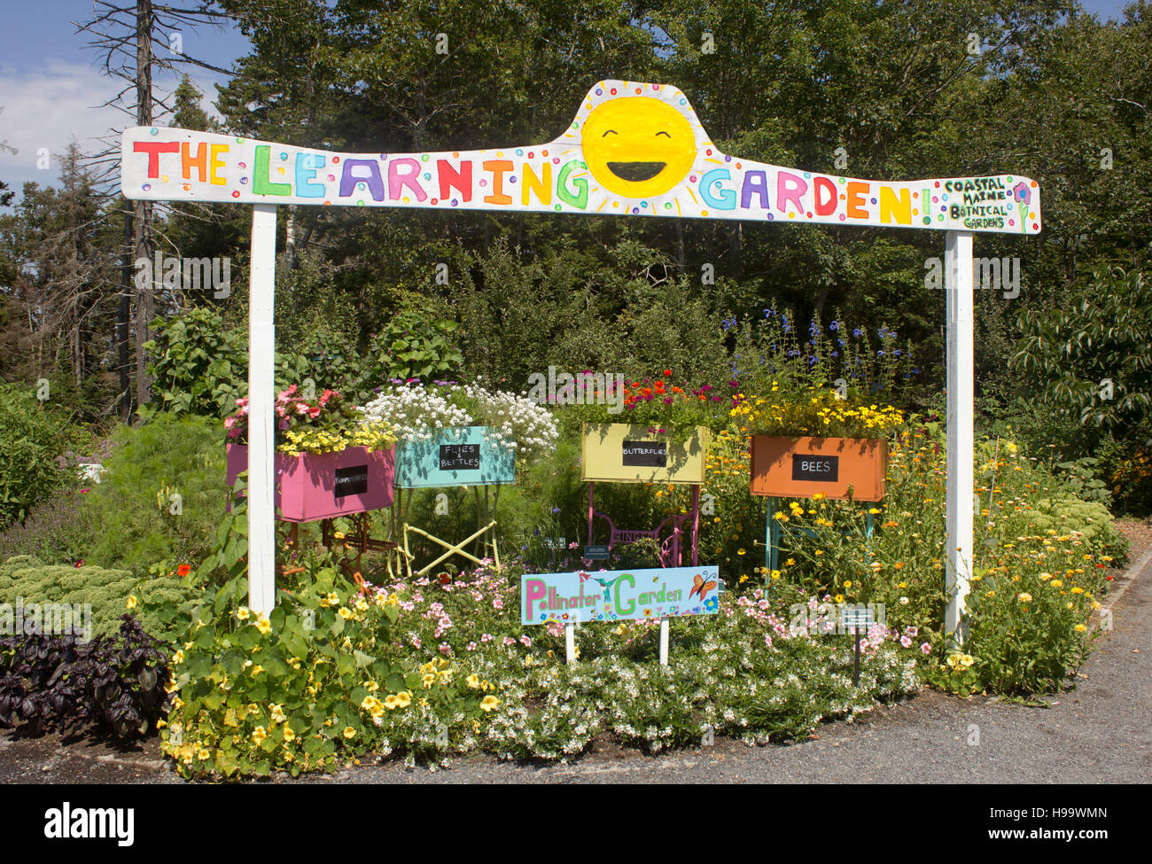 Boothbay botanical garden hi-res stock photography and images - Alamy