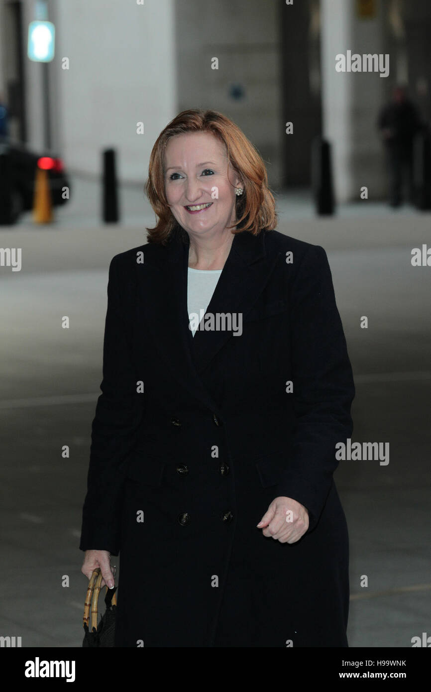 Suzanne Evans seen attending the BBC Andrew Marr show at the BBC ...