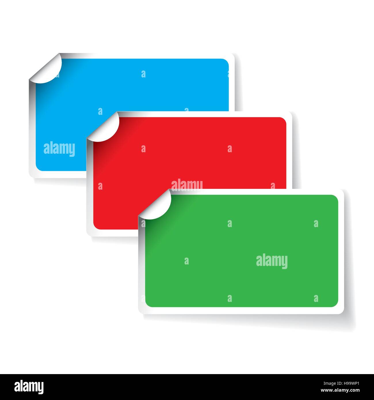 Vector blank rectangle labels Stock Vector Image & Art - Alamy